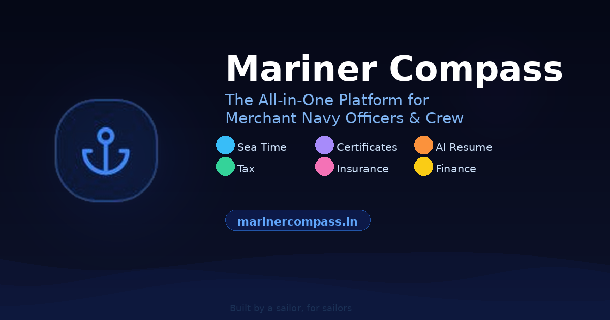 Mariner Compass — The All-in-One Platform for Merchant Navy Officers & Crew